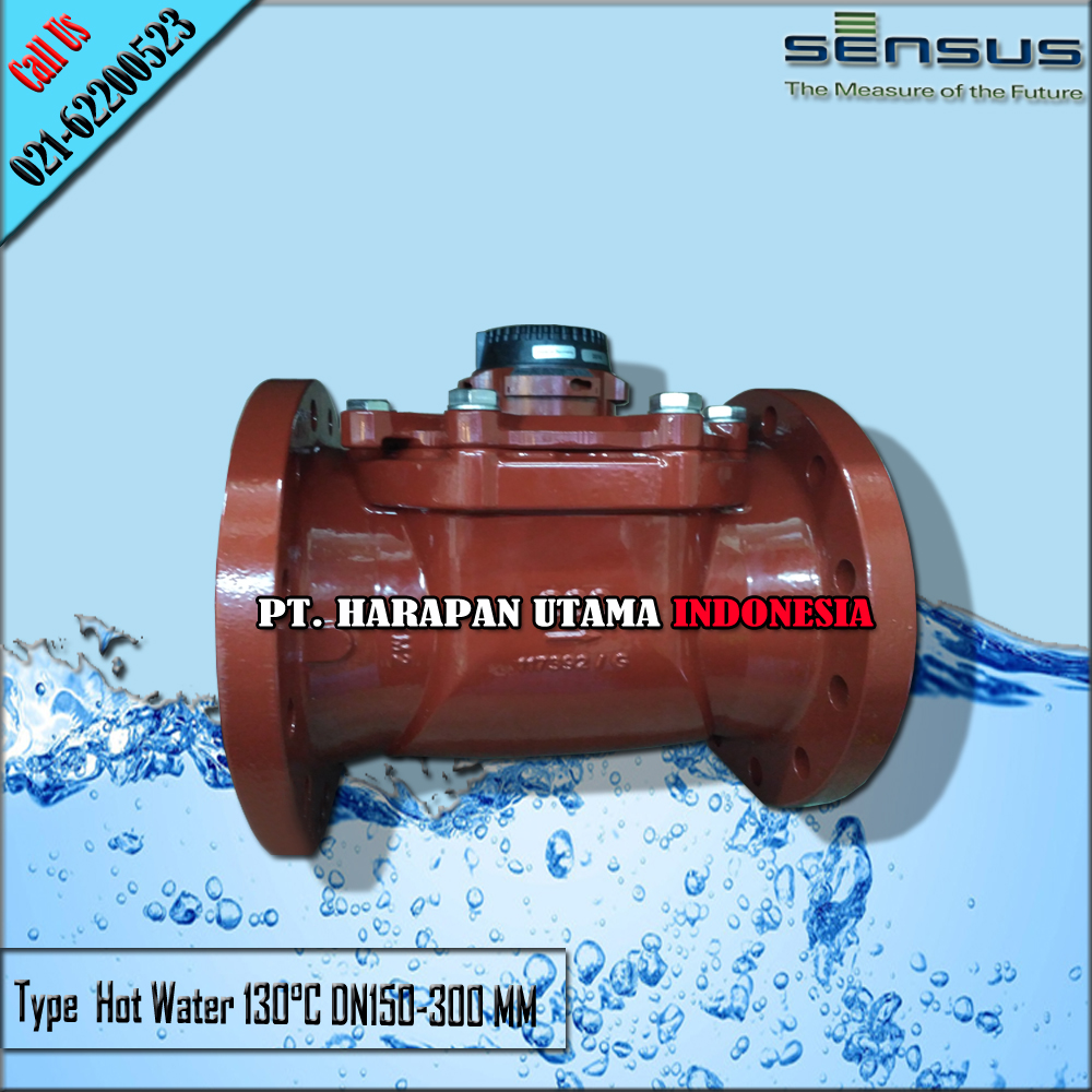 Jual Water Meter Sensus Wp-Dynamic Hot Water 130°C DN250mm Size 10 Inch ...